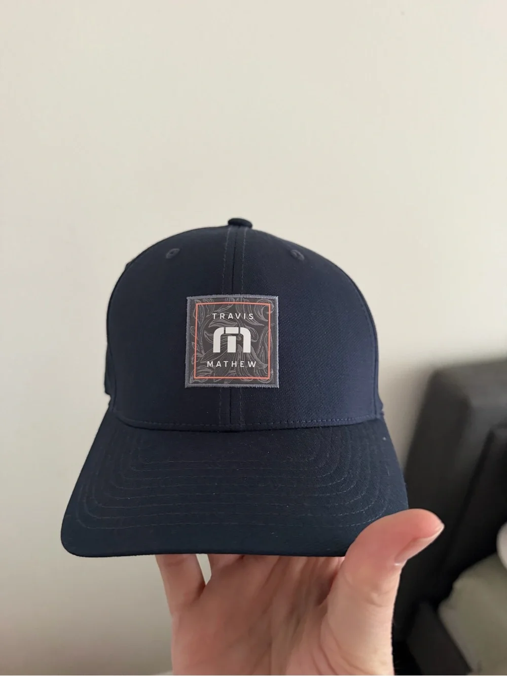 Travis Mathew | Accessories | Travis Mathew Navy Blue Logo Patch ...